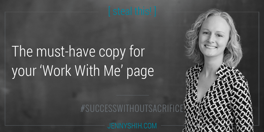 3-Min Fix for Your Work with Me Page (for Service Providers)